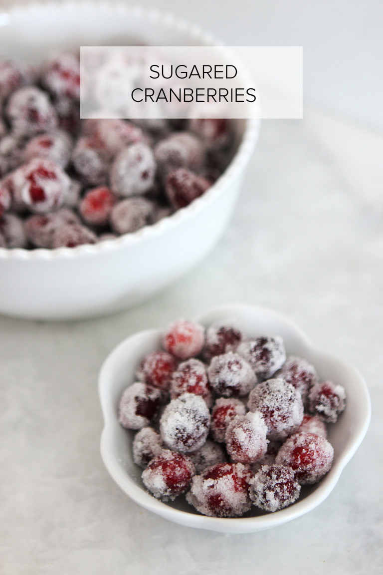 Sugared Cranberries | Alexandra Adams